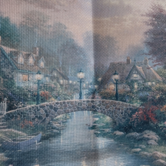 Candamar Designs Inc | Art | Thomas Kinkade Lamplight Bridge Canvas For ...